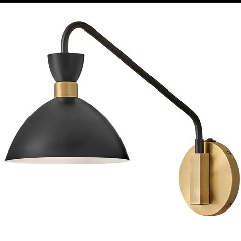 Hinkley Simon Wall Light By Lark Black Dubbo Lighting Centre