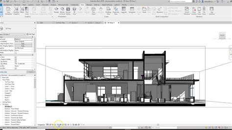 Building Revit 3d Section