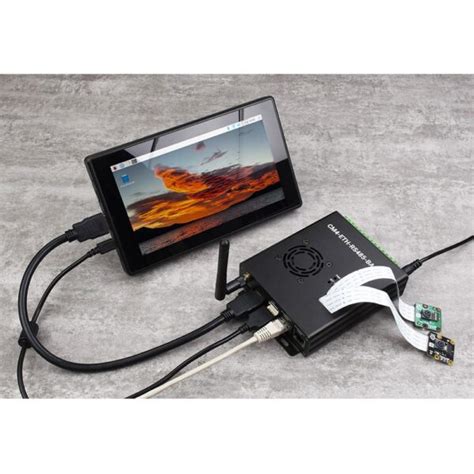 Waveshare Dual Eth Mini Computer For Raspberry Pi Compute Module 4 Without Power Adapter