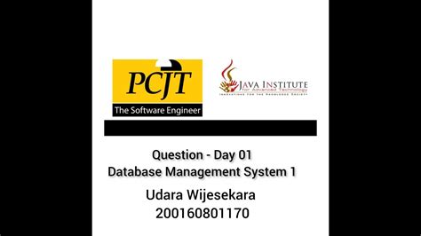 Data Base Task 01 Create A Database Using Mysql Workbench 1st Year