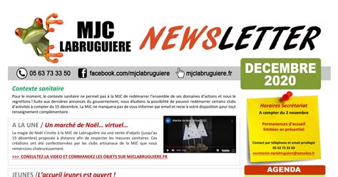 MJC NEWSLETTER DECEMBRE 2020 Pdf DocDroid