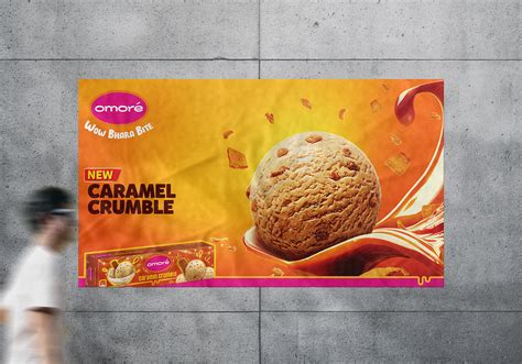 Omore Caramel Crumble Wow Bhara Bite Behance