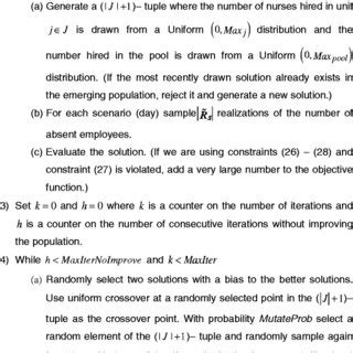 Pseudocode For The Genetic Algorithm Download Scientific Diagram