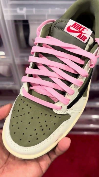 The New Travis Scott X Air Jordan 1 Low Og Sp Medium Olive” Sneakers