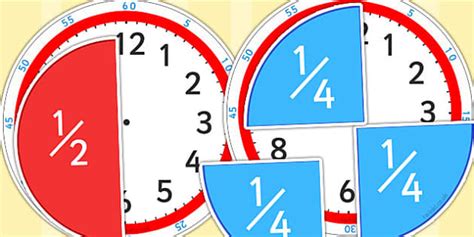 Fractions Of Time Teaching Activity Teacher Made