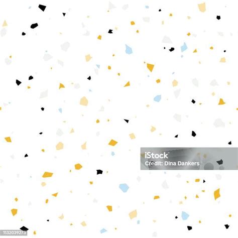 테라 조 바닥 질감 표면 현대 추상 패턴입니다 부드러운 파스텔 색상의 대리석 또는 화강암의 칩과 벡터 원활한 추상 반복 연속