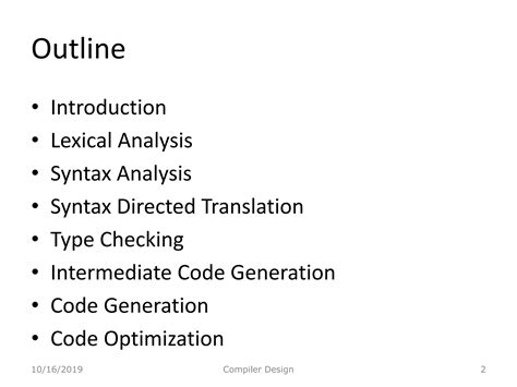 Complier Design Chapter 1 Introductionpdf