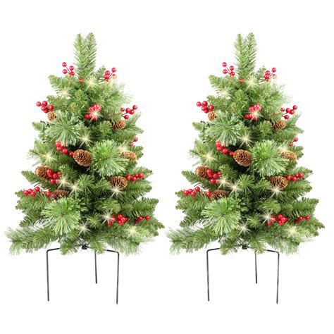 Outdoor Battery Operated Trees At Jenna Stokes Blog
