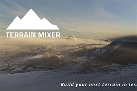 blender插件 三维自然环境地形生成插件 terrain mixer v3 4 1 预设库和使用教程 源酷素材网
