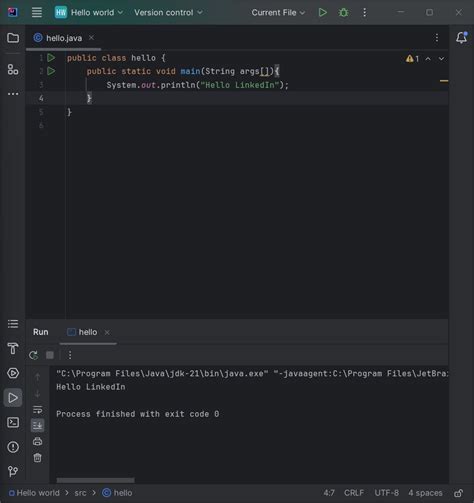 Day1 Of Java Writing First Program Nilakshi Shree Posted On The