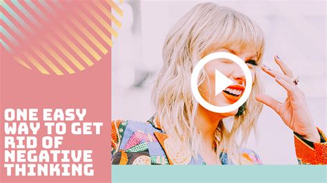 One Easy Way To Get Rid Of Negative Thinking