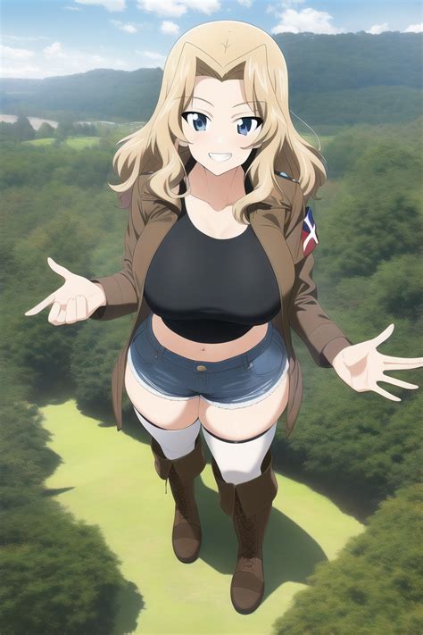 Kay Girls Und Panzer As A Giantess By Red5805 On Deviantart