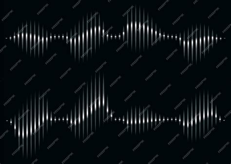 Premium Vector Sound Wave Rhythm Abstract Music Pulse Background Frequency Spectrum Vector