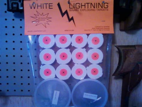 Tannerite White Lightning Rim Fire Binary Exploding Targets 15 Pack
