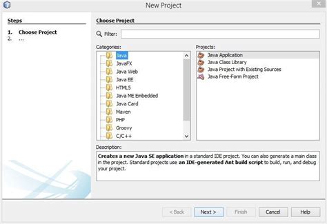 Como Crear Un Proyecto En NetBeans