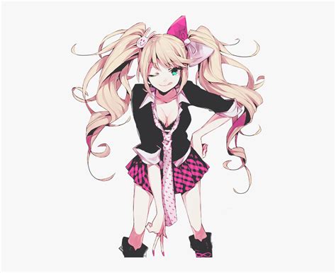 Junko Enoshima Junkoenoshima Danganronpa Male Junko Enoshima Hd Png Download Kindpng