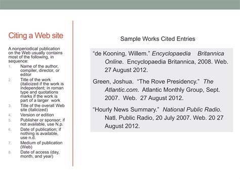 Mla Citation Guide Pptx