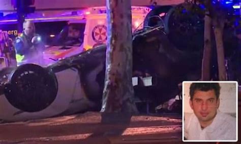 Father Of Four Joseph Bagala Survive Supercar Sydney Crash Daily Mail Online