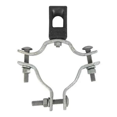 Service Wireholder Mast Type Fits 3in To 4in Pipe Diameter Black