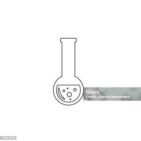 실험실 화학 튜브 세트 유리 비커 튜브 및 병 실험실 실험 도구 홀더의 플라스크 버너 화학 의학 연구 과학 개념을 위한 벡터