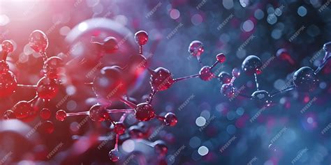 Molecular Model Structure Visualization Background Molecule Structure Model Rendering Background