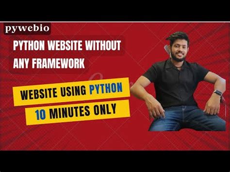 Create A Website In Python Without Using Any Framework Pywebio Python Tutorials Python