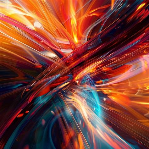 Colorful Abstract Fusion Background Lively And Vibrant Premium Ai