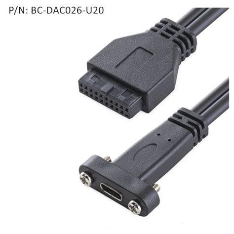 Usb C Panel Mount Cable 10gbps Pd60w 4k 60hz Factory