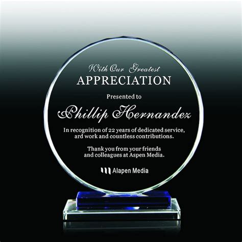 Appreciation Plaque Etsy