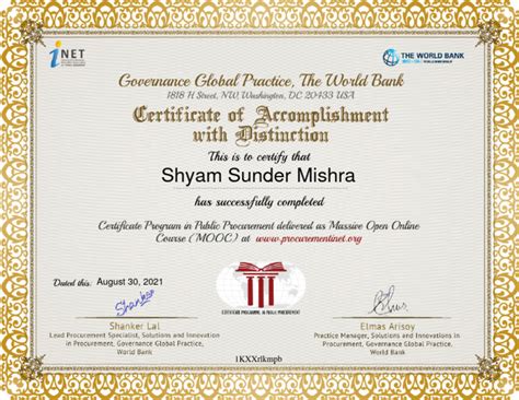 Cppp Certificate Pdf