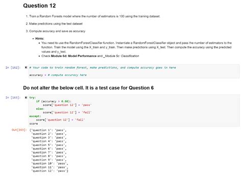 Solved 1 Train A Random Forests Model Where The Number Of