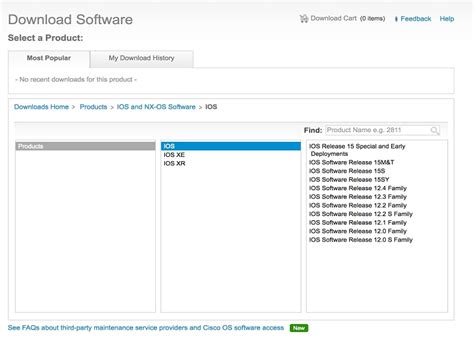 Cisco Software Downloads Help FAQ