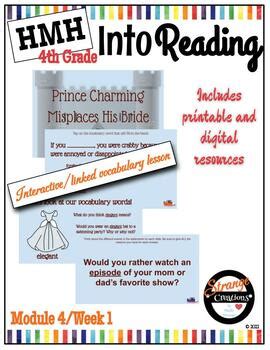 HMH Into Reading Th Grade Module Week Supplement By Strange Creations