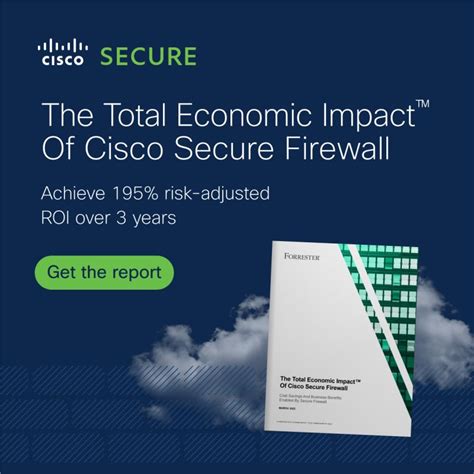 Cisco Security On Linkedin The Total Economic Impact Of Cisco Secure Firewall
