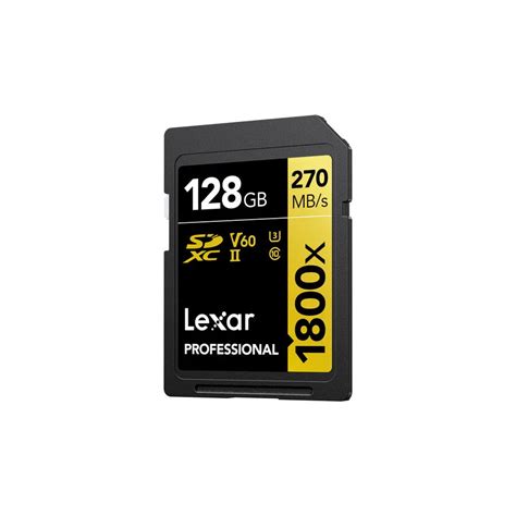 Lexar Sdxc 128gb 270mb S 1800x Uhs Ii Gold Series — Foto Ema
