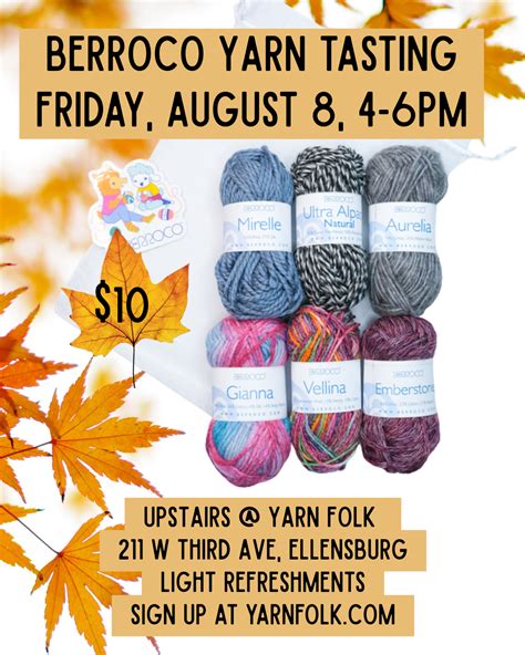 Theres Still Time To Register For Our Berroco Yarn Tasting This Frida