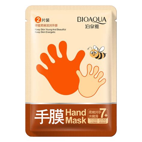 嫩手滋养蜂蜜手膜6对淡化细纹去角质去死皮嫩白保湿补水手膜手套 虎窝淘
