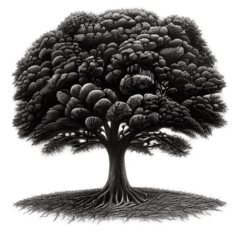 Tree Outline Graphic Creative Fabrica