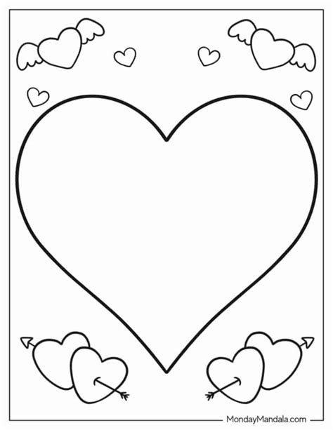 Free Heart Shape Coloring Pages Fun And Easy Free Coloring Pages To Print