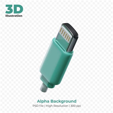 Premium Psd 3d Cable Light