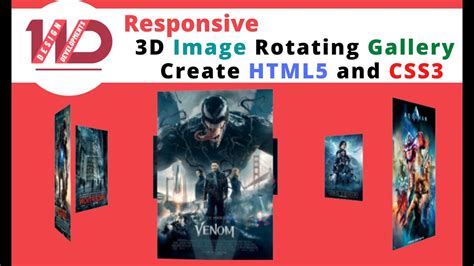 How To Create 3D Rotating Image In CSS WD Online Tutorial YouTube