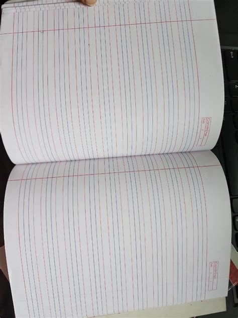 Four Line Notebook Handwriting Four Lines Hand Writing Note Hobbies And Toys Books And Magazines