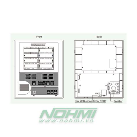 PCA N3060 MCU Trung tâm báo cháy địa chỉ là thiết bị đẹp về thiết kế và mạnh mẽ về tính năng