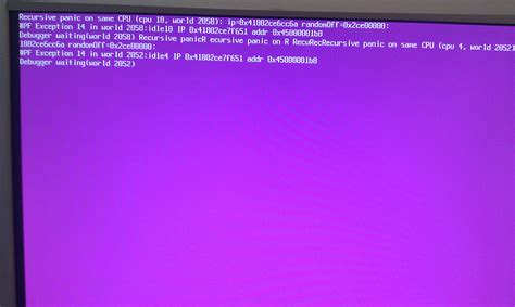 Solved Vmware Recursive Panic On Same CPU On Install Experts Exchange