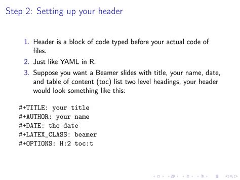 my first beamer slide using emacs org mode ppt