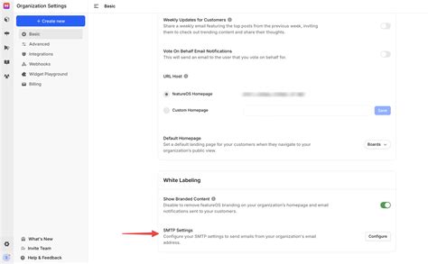 Smtp Configuration Featureos