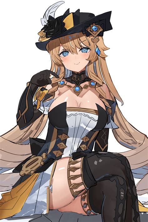 Navia Genshin Impact Drawn By The Olphy Danbooru