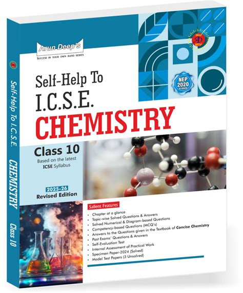 Arun Deeps Self Help To Icse Chemistry Class 10 2025 26 Edition