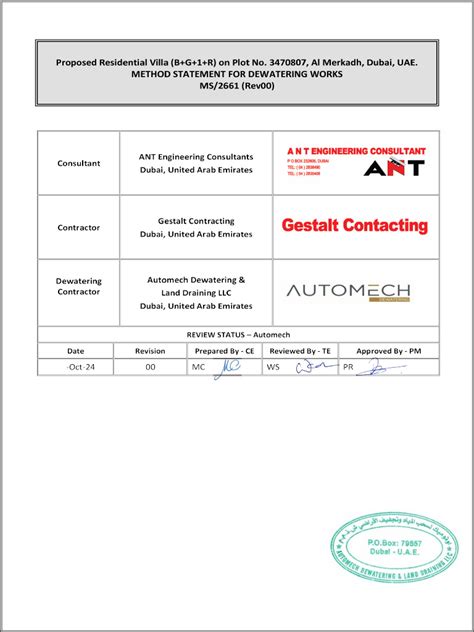 Method Of Statement Pdf Crane Machine Traffic Collision