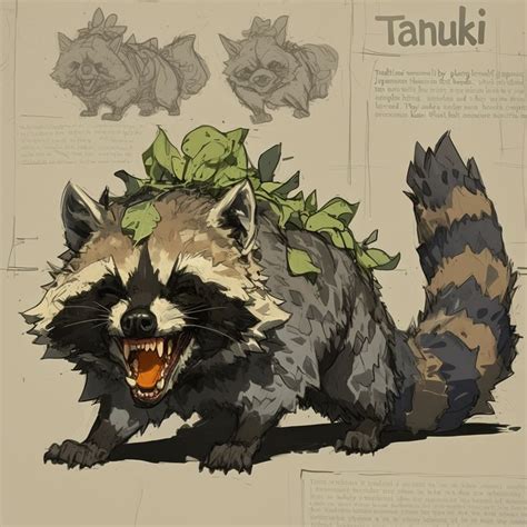 Tanuki Tanuki Dnd Tanuki Monster Tanuki Art